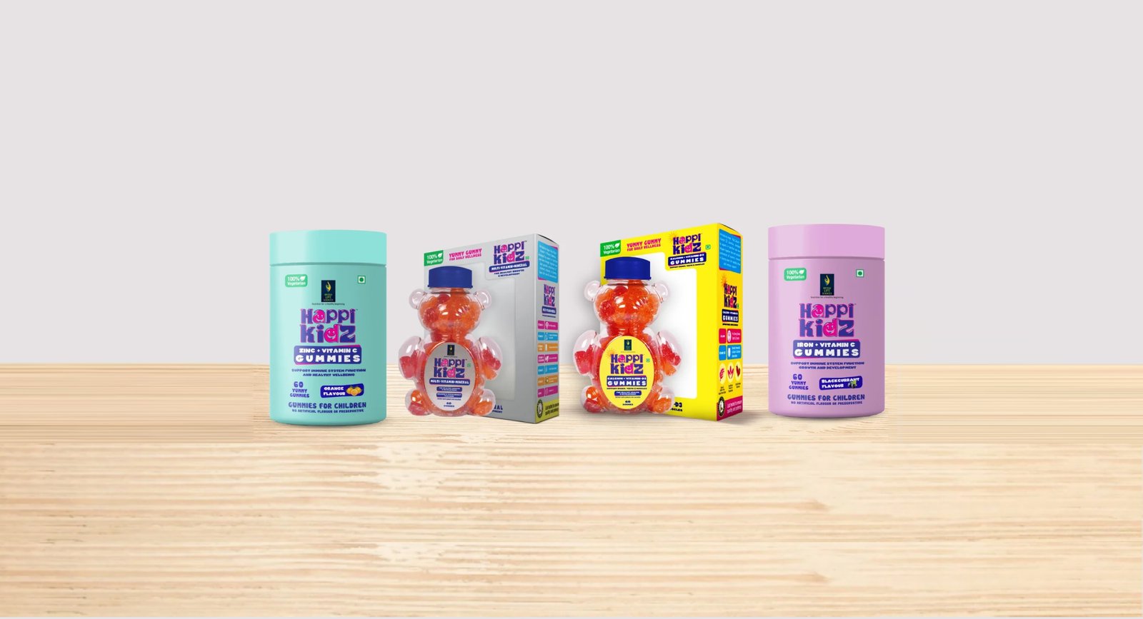 Happikidz Gummies - Delicious and Nutritious Supplements for Happy Kids!
